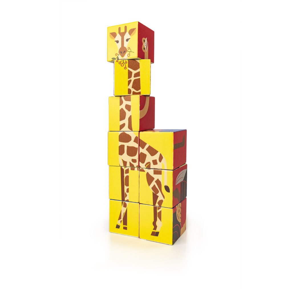 Zoo cubes • BAJO wooden toys