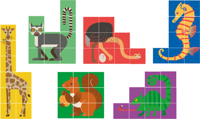 Zoo cubes • BAJO wooden toys