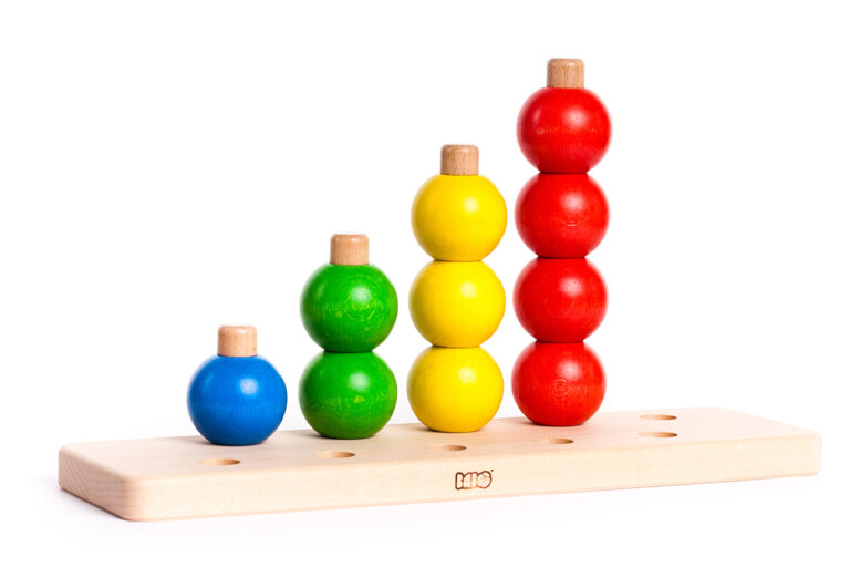 Stacking spheres • BAJO wooden toys